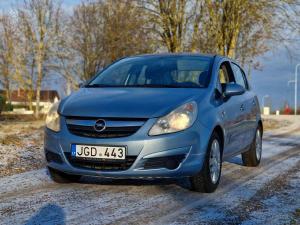 Blue Opel Corsa 2008 in Vilnius, with an engine capacity of 1.23 L and mileage of 167 thousand km for 1850 €, photo  on AUTOMOTO.COM.LV