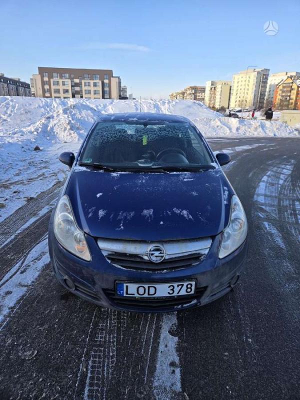 Zils Opel Corsa 2008 Viļņa, ar dzinēja tilpumu 1.23 L un nobraukumu 247 tūkst. km par 900 €, foto 1 vietnē AUTOMOTO.COM.LV