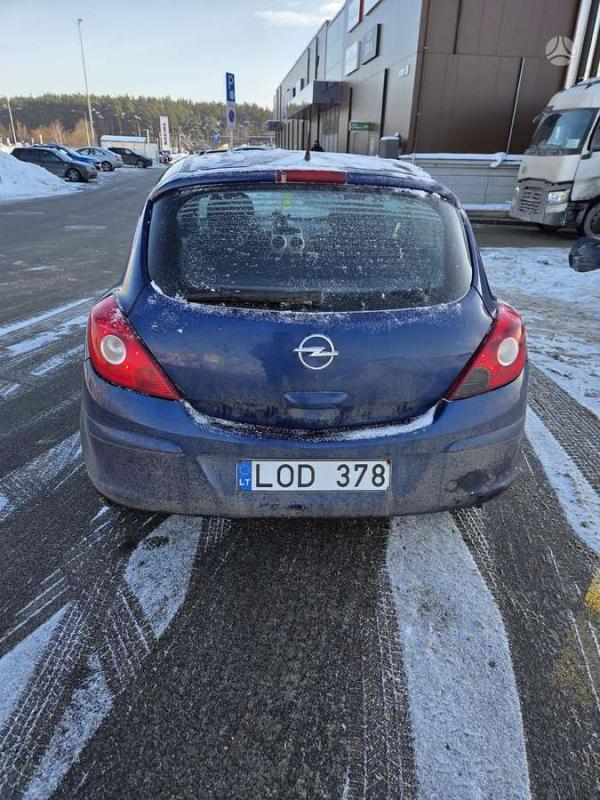 Zils Opel Corsa 2008 Viļņa, ar dzinēja tilpumu 1.23 L un nobraukumu 247 tūkst. km par 900 €, foto 3 vietnē AUTOMOTO.COM.LV