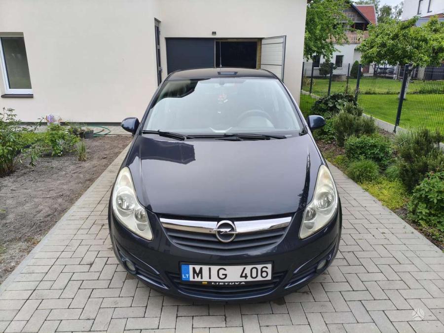 Zils Opel Corsa 2008 Kauņa, ar dzinēja tilpumu 1.23 L un nobraukumu 243 tūkst. km par 900 €, foto 1 vietnē AUTOMOTO.COM.LV