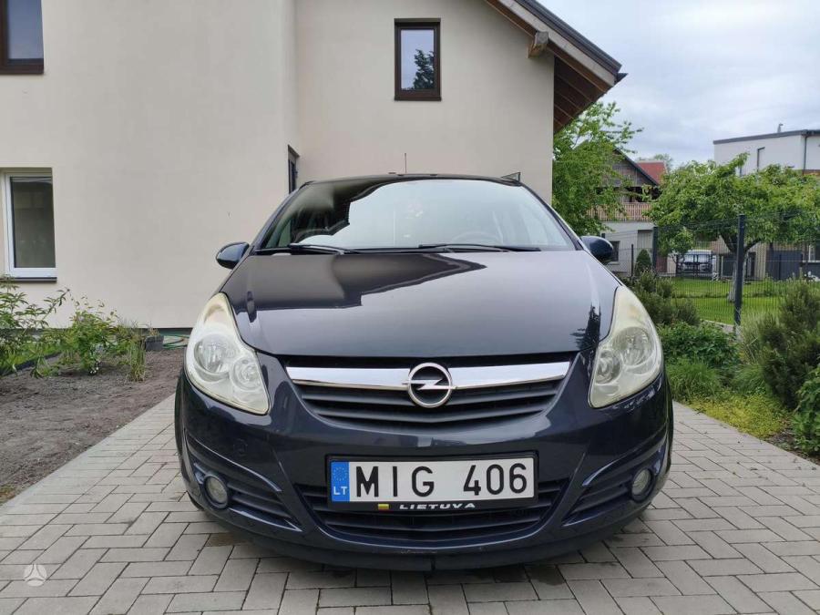 Zils Opel Corsa 2008 Kauņa, ar dzinēja tilpumu 1.23 L un nobraukumu 243 tūkst. km par 900 €, foto 3 vietnē AUTOMOTO.COM.LV