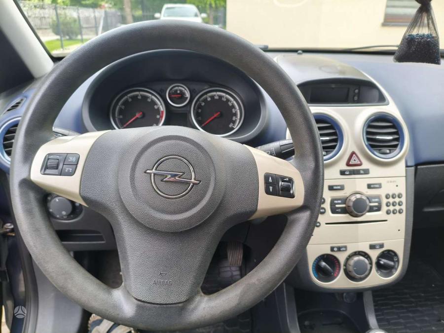 Zils Opel Corsa 2008 Kauņa, ar dzinēja tilpumu 1.23 L un nobraukumu 243 tūkst. km par 900 €, foto 21 vietnē AUTOMOTO.COM.LV