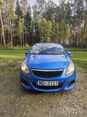 Blue Opel Corsa 2008 in Riga, with an engine capacity of 1.60 L and mileage of 206 thousand km for 2970 €, photo 3 on AUTOMOTO.COM.LV