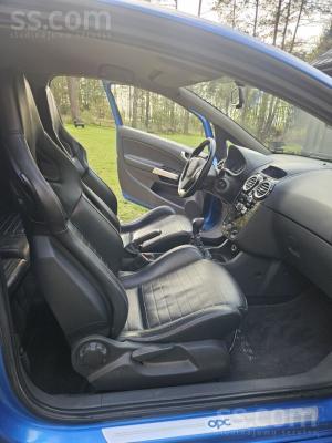 Blue Opel Corsa 2008 in Riga, with an engine capacity of 1.60 L and mileage of 206 thousand km for 2970 €, photo 9 on AUTOMOTO.COM.LV