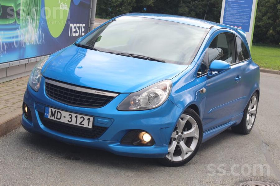 Blue Opel Corsa 2008 in Riga, with an engine capacity of 1.60 L and mileage of 205 thousand km for 1999 €, photo 3 on AUTOMOTO.COM.LV