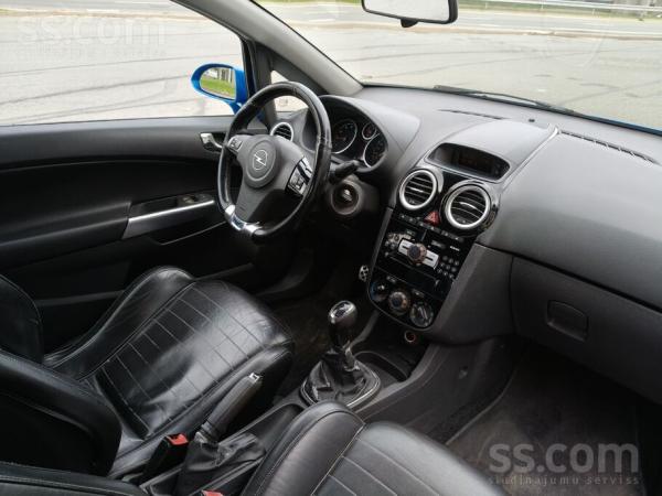 Opel Corsa 2008 in Riga on AUTOMOTO.COM.LV Blue Opel Corsa 2008 in Riga, with an engine capacity of 1.60 L and mileage of 205 thousand km for 1999 €, photo 7 on AUTOMOTO.COM.LV