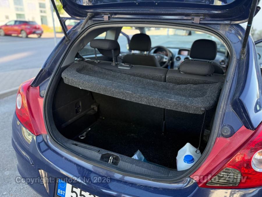 Синий Опель Корса 2009 в Таллин, объемом двигателя 1.20 л и пробегом 159 тыс. км за 1799 €, фото 21 на AUTOMOTO.COM.LV