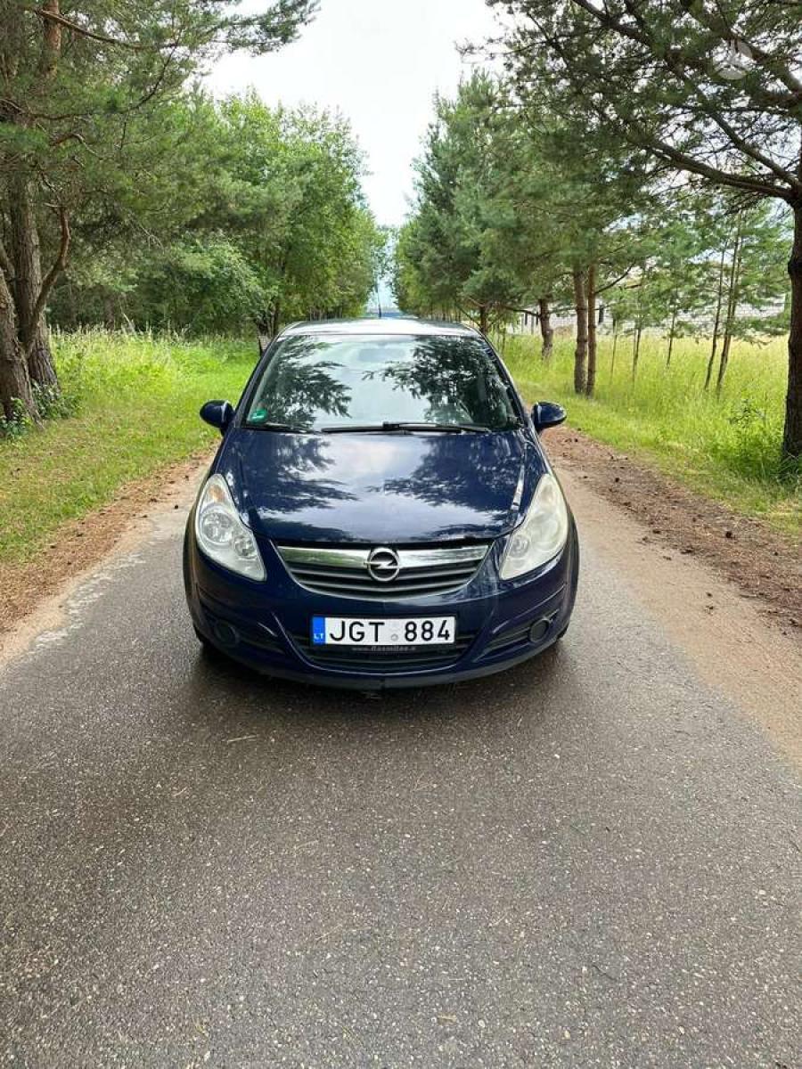 Zils Opel Corsa 2009 Viļņa, ar dzinēja tilpumu 1.69 L un nobraukumu 269 tūkst. km par 1200 €, foto 1 vietnē AUTOMOTO.COM.LV