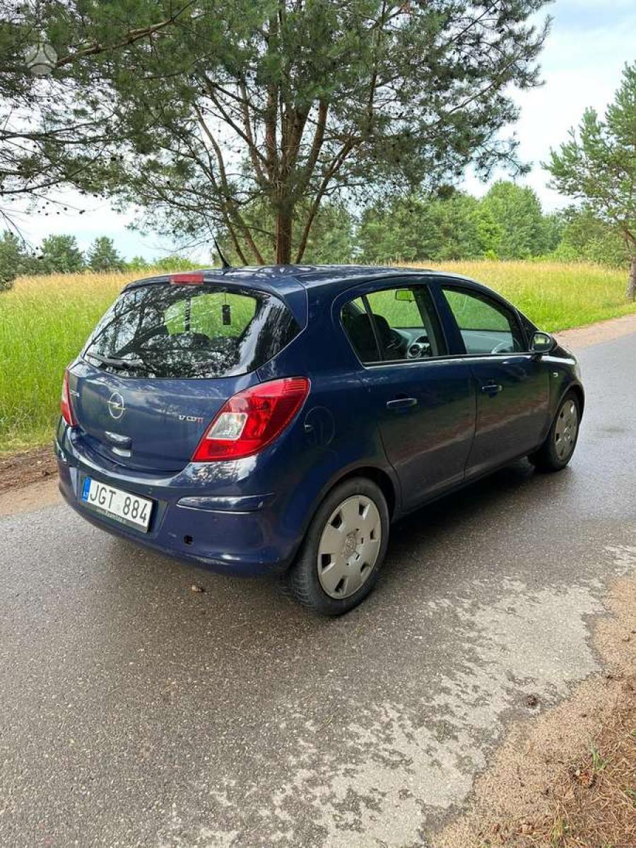 Zils Opel Corsa 2009 Viļņa, ar dzinēja tilpumu 1.69 L un nobraukumu 269 tūkst. km par 1200 €, foto 7 vietnē AUTOMOTO.COM.LV