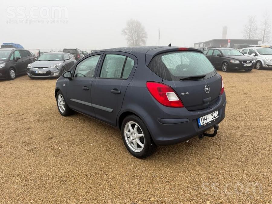 Zils Opel Corsa 2009 Jēkabpils, ar dzinēja tilpumu 1.40 L un nobraukumu 267 tūkst. km par 1990 €, foto 7 vietnē AUTOMOTO.COM.LV