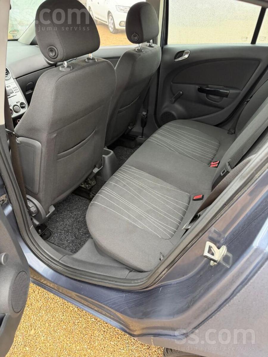 Zils Opel Corsa 2009 Jēkabpils, ar dzinēja tilpumu 1.40 L un nobraukumu 267 tūkst. km par 1990 €, foto 12 vietnē AUTOMOTO.COM.LV