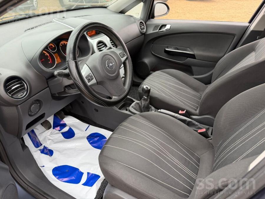 Zils Opel Corsa 2009 Jēkabpils, ar dzinēja tilpumu 1.40 L un nobraukumu 267 tūkst. km par 1990 €, foto 13 vietnē AUTOMOTO.COM.LV