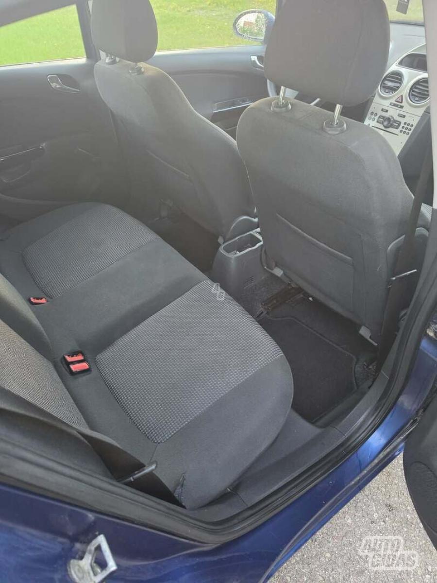 Blue Opel Corsa 2009 in Kaunas, with an engine capacity of 1.20 L and mileage of 245 thousand km for 2150 €, photo 12 on AUTOMOTO.COM.LV