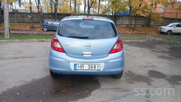 Zils Opel Corsa 2009 Rīga, ar dzinēja tilpumu 1.40 L un nobraukumu 73 tūkst. km par 2950 €, foto 5 vietnē AUTOMOTO.COM.LV