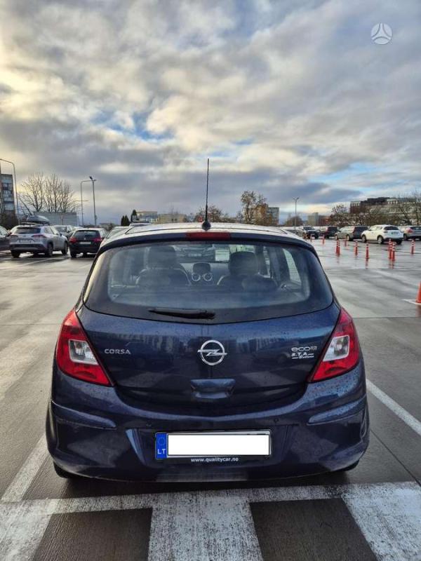 Blue Opel Corsa 2013 in Vilnius, with an engine capacity of 1.25 L and mileage of 162 thousand km for 3200 €, photo 7 on AUTOMOTO.COM.LV