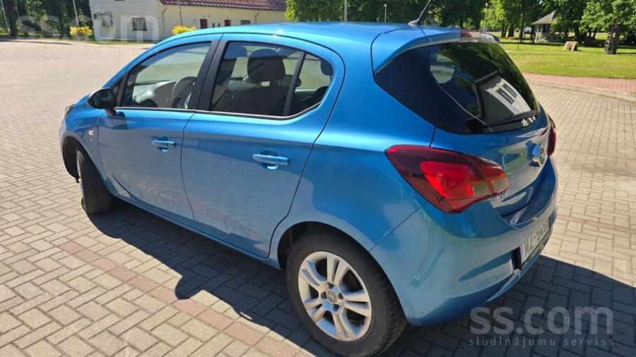 Blue Opel Corsa 2016 in Jelgava, with an engine capacity of 1.20 L and mileage of 207 thousand km for 4599 €, photo 5 on AUTOMOTO.COM.LV