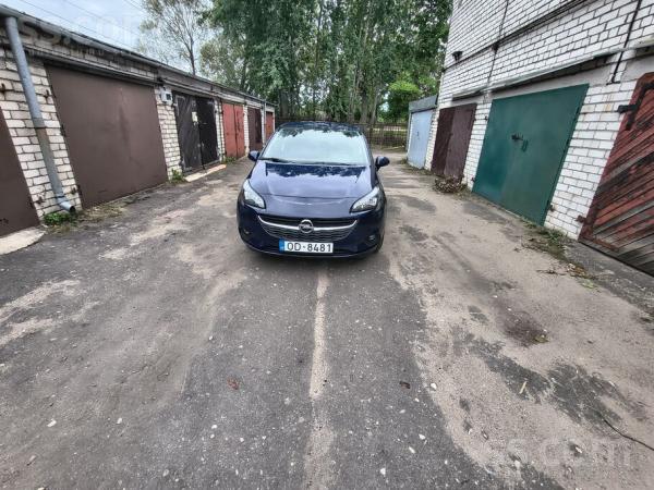 Blue Opel Corsa 2016 in Riga, with an engine capacity of 1.40 L and mileage of 80 thousand km for 4000 €, photo 1 on AUTOMOTO.COM.LV
