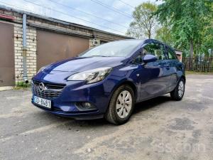 Blue Opel Corsa 2016 in Riga, with an engine capacity of 1.40 L and mileage of 80 thousand km for 4000 €, photo 3 on AUTOMOTO.COM.LV