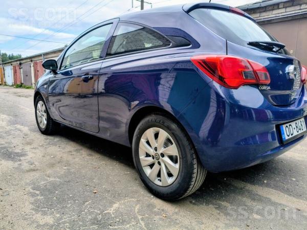 Blue Opel Corsa 2016 in Riga, with an engine capacity of 1.40 L and mileage of 80 thousand km for 4000 €, photo 5 on AUTOMOTO.COM.LV