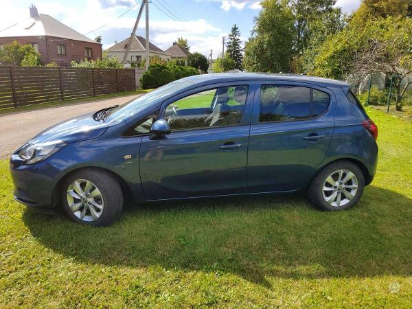 Zils Opel Corsa 2016 Kauņa, ar dzinēja tilpumu 1.40 L un nobraukumu 107 tūkst. km par 5650 €, foto 1 vietnē AUTOMOTO.COM.LV