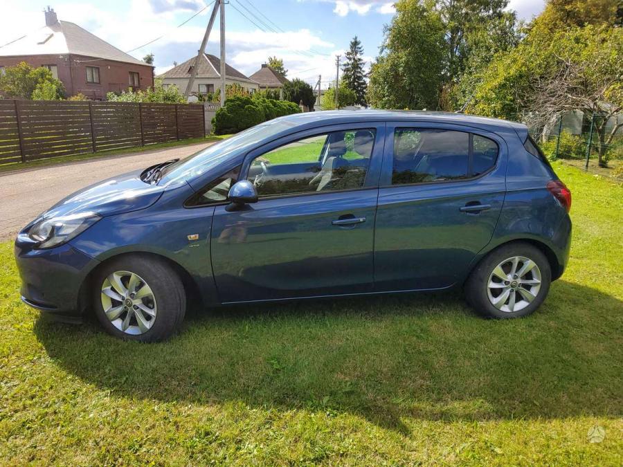 Zils Opel Corsa 2016 Kauņa, ar dzinēja tilpumu 1.40 L un nobraukumu 107 tūkst. km par 5650 €, foto 1 vietnē AUTOMOTO.COM.LV