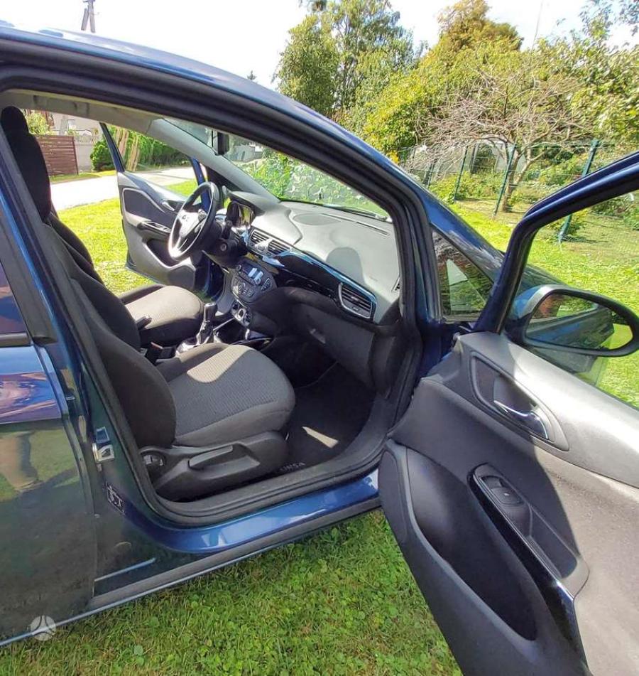 Zils Opel Corsa 2016 Kauņa, ar dzinēja tilpumu 1.40 L un nobraukumu 107 tūkst. km par 5650 €, foto 8 vietnē AUTOMOTO.COM.LV