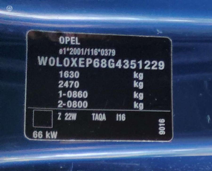 Zils Opel Corsa 2016 Kauņa, ar dzinēja tilpumu 1.40 L un nobraukumu 107 tūkst. km par 5650 €, foto 20 vietnē AUTOMOTO.COM.LV
