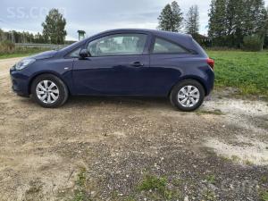 Blue Opel Corsa 2016 in Riga, with an engine capacity of 1.40 L and mileage of 80 thousand km for 3800 €, photo 3 on AUTOMOTO.COM.LV