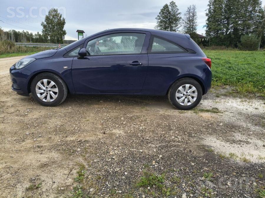 Blue Opel Corsa 2016 in Riga, with an engine capacity of 1.40 L and mileage of 80 thousand km for 3800 €, photo 3 on AUTOMOTO.COM.LV