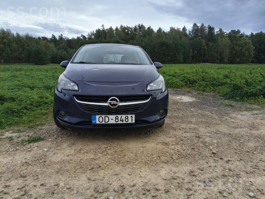 Blue Opel Corsa 2016 in Riga, with an engine capacity of 1.40 L and mileage of 80 thousand km for 3800 €, photo 4 on AUTOMOTO.COM.LV