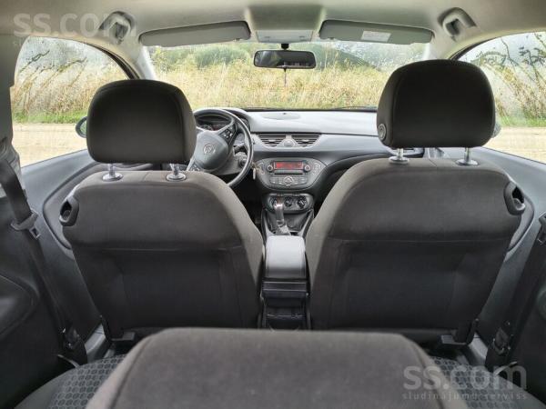 Blue Opel Corsa 2016 in Riga, with an engine capacity of 1.40 L and mileage of 80 thousand km for 3800 €, photo 7 on AUTOMOTO.COM.LV