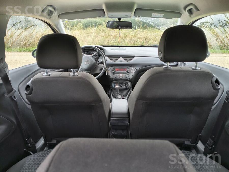 Blue Opel Corsa 2016 in Riga, with an engine capacity of 1.40 L and mileage of 80 thousand km for 3800 €, photo 7 on AUTOMOTO.COM.LV
