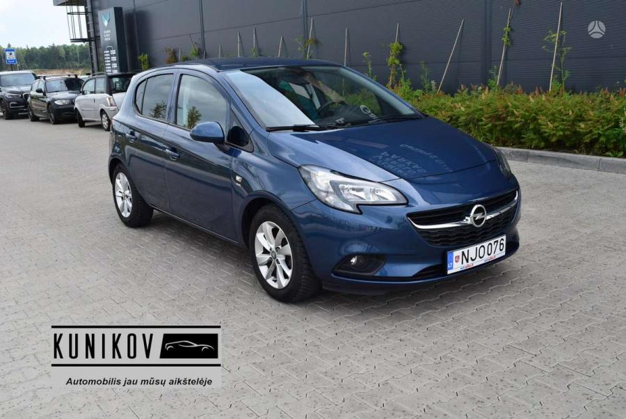 Blue Opel Corsa 2017 in Vilnius, with an engine capacity of 1.40 L and mileage of 72 thousand km for 7000 €, photo 1 on AUTOMOTO.COM.LV