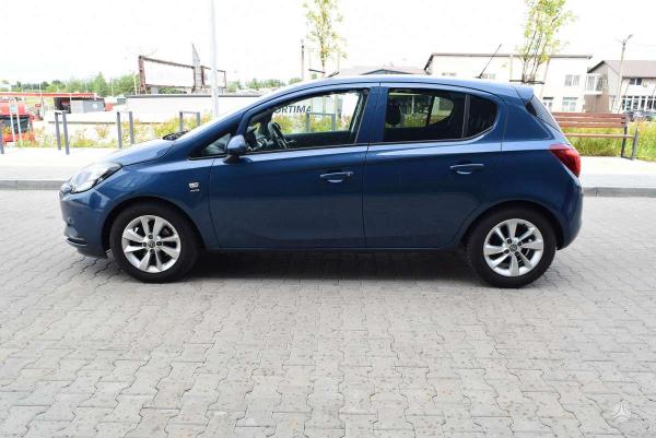 Blue Opel Corsa 2017 in Vilnius, with an engine capacity of 1.40 L and mileage of 72 thousand km for 7000 €, photo 4 on AUTOMOTO.COM.LV