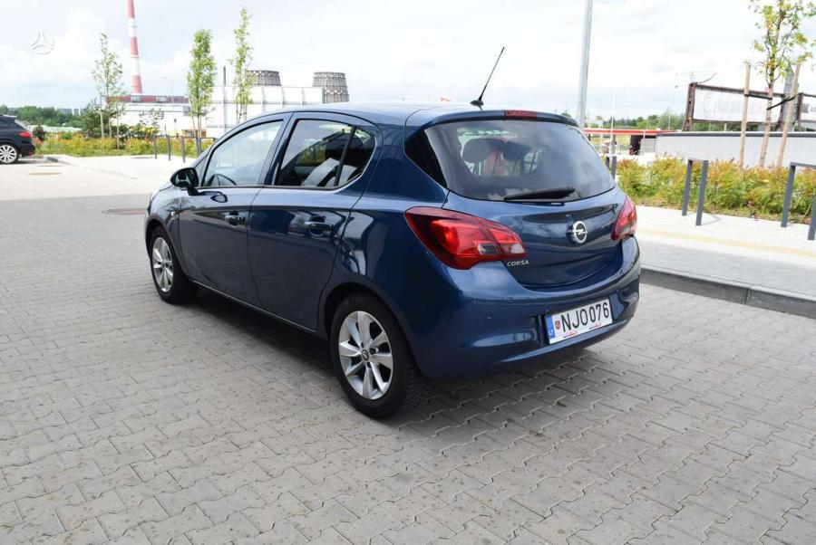 Blue Opel Corsa 2017 in Vilnius, with an engine capacity of 1.40 L and mileage of 72 thousand km for 7000 €, photo 6 on AUTOMOTO.COM.LV