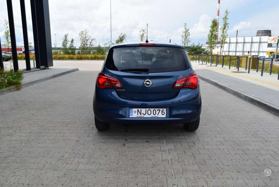 Blue Opel Corsa 2017 in Vilnius, with an engine capacity of 1.40 L and mileage of 72 thousand km for 7000 €, photo 7 on AUTOMOTO.COM.LV