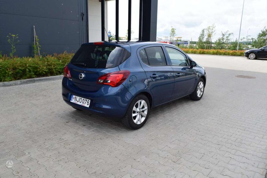 Blue Opel Corsa 2017 in Vilnius, with an engine capacity of 1.40 L and mileage of 72 thousand km for 7000 €, photo 8 on AUTOMOTO.COM.LV