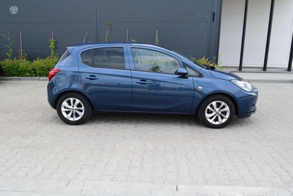 Blue Opel Corsa 2017 in Vilnius, with an engine capacity of 1.40 L and mileage of 72 thousand km for 7000 €, photo 8 on AUTOMOTO.COM.LV