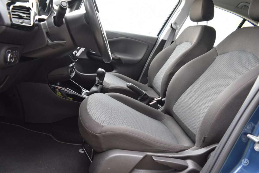 Blue Opel Corsa 2017 in Vilnius, with an engine capacity of 1.40 L and mileage of 72 thousand km for 7000 €, photo 10 on AUTOMOTO.COM.LV