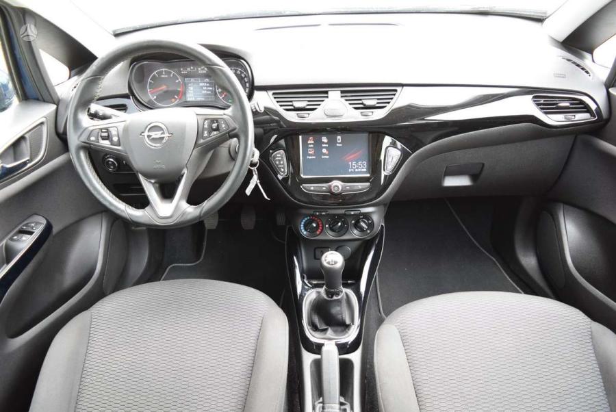 Blue Opel Corsa 2017 in Vilnius, with an engine capacity of 1.40 L and mileage of 72 thousand km for 7000 €, photo 13 on AUTOMOTO.COM.LV