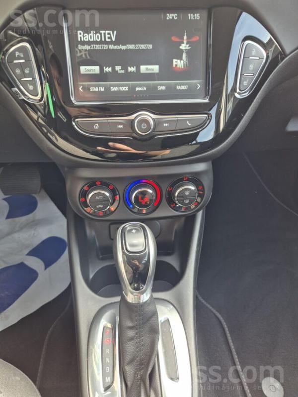 Blue Opel Corsa 2019 in Riga, with an engine capacity of 1.40 L and mileage of 78 thousand km for 8490 €, photo 10 on AUTOMOTO.COM.LV