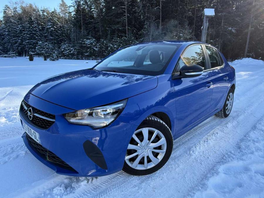 Zils Opel Corsa 2020 Tauragė, ar dzinēja tilpumu 1.20 L un nobraukumu 105 tūkst. km par 8900 €, foto 1 vietnē AUTOMOTO.COM.LV
