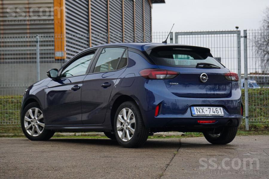 Blue Opel Corsa 2021 in Riga, with an engine capacity of 1.20 L and mileage of 191 thousand km for 7990 €, photo 3 on AUTOMOTO.COM.LV