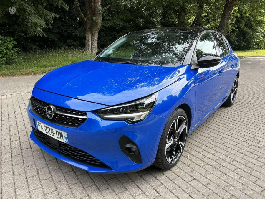 Blue Opel Corsa 2021 in Taurage, with an engine capacity of 1.50 L and mileage of 250 thousand km for 5950 €, photo 1 on AUTOMOTO.COM.LV