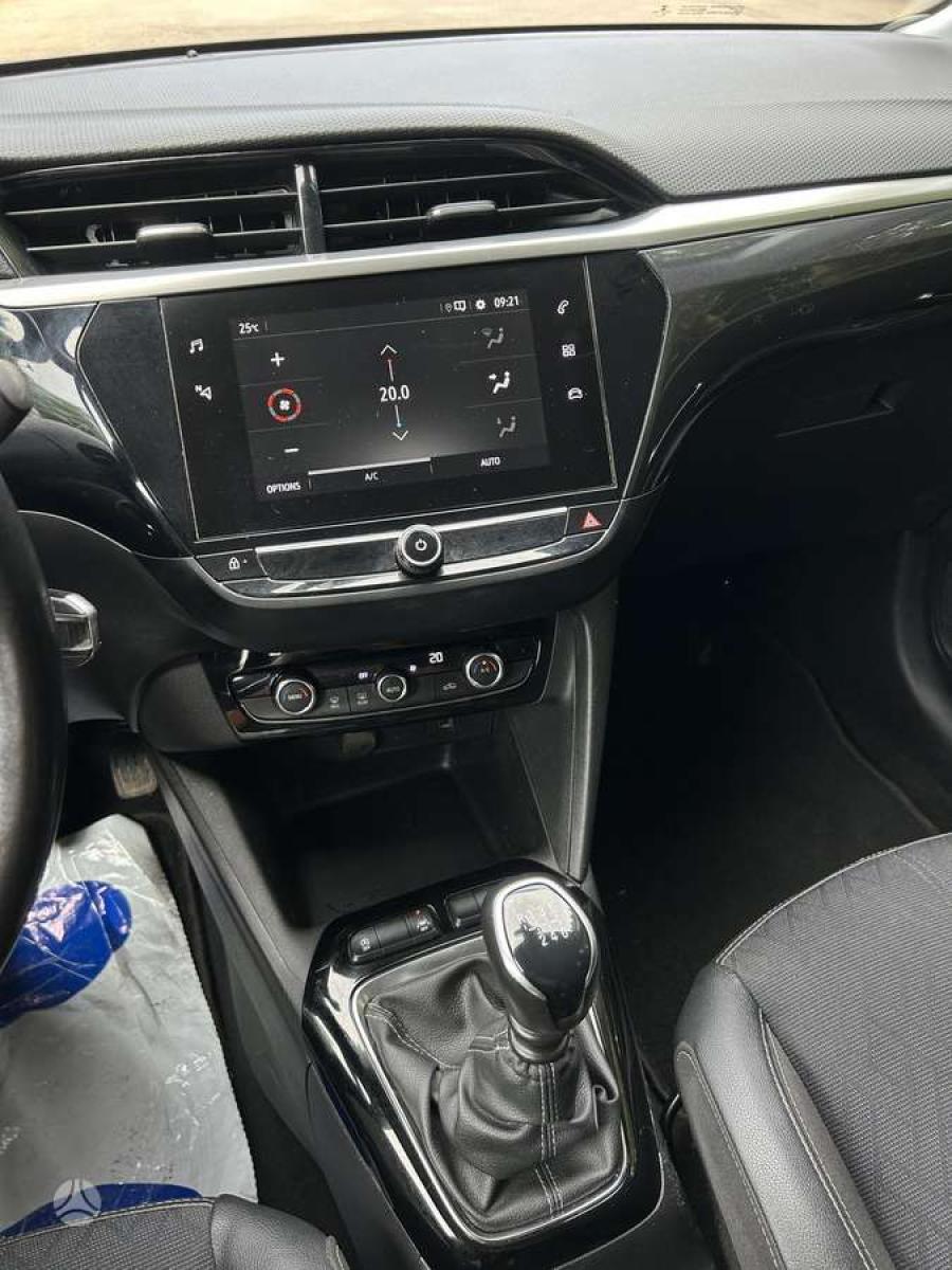 Blue Opel Corsa 2021 in Taurage, with an engine capacity of 1.50 L and mileage of 250 thousand km for 5950 €, photo 21 on AUTOMOTO.COM.LV