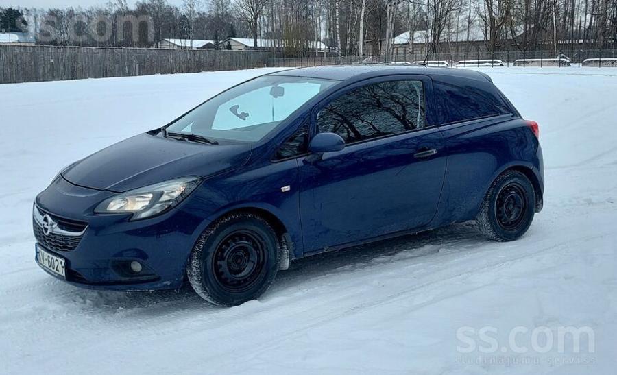 Blue Opel Corsa 2017 in Riga, with an engine capacity of 1.40 L and mileage of 0 thousand km for 4900 €, photo 2 on AUTOMOTO.COM.LV