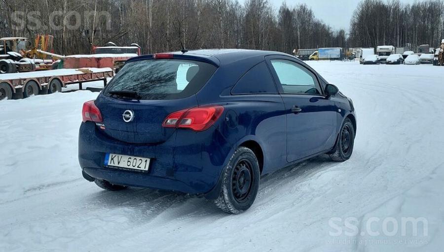 Blue Opel Corsa 2017 in Riga, with an engine capacity of 1.40 L and mileage of 0 thousand km for 4900 €, photo 5 on AUTOMOTO.COM.LV