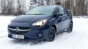 Blue Opel Corsa 2017 in Riga, with an engine capacity of 1.40 L and mileage of 0 thousand km for 4900 €, photo 11 on AUTOMOTO.COM.LV