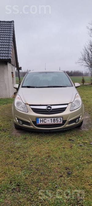 Brown Opel Corsa 2008 in Valmiera, with an engine capacity of 1.40 L and mileage of 215 thousand km for 900 €, photo  on AUTOMOTO.COM.LV