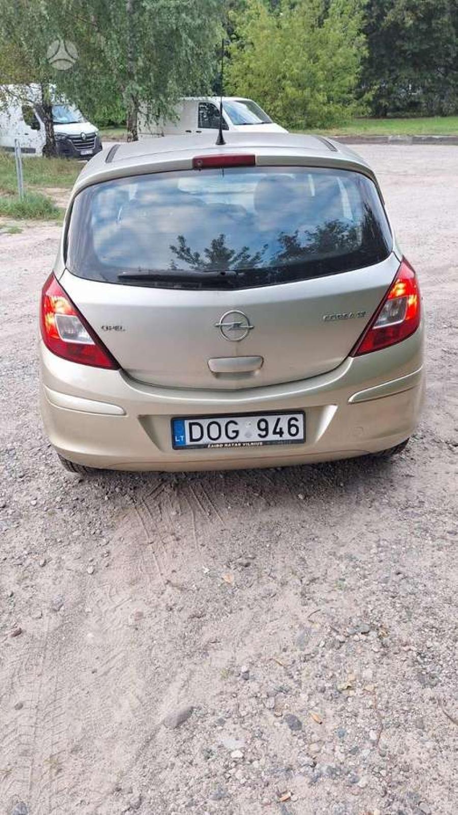 Brown Opel Corsa 2008 in Vilnius, with an engine capacity of 1.23 L and mileage of 132 thousand km for 1100 €, photo 11 on AUTOMOTO.COM.LV
